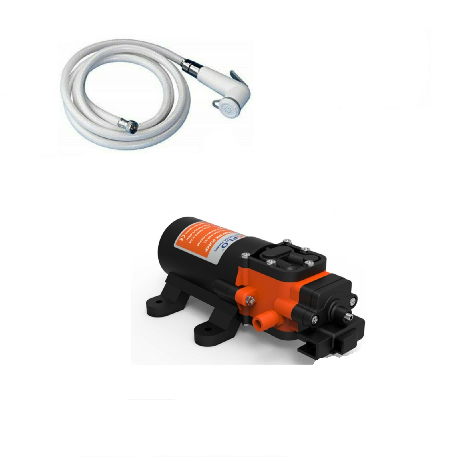 Kit pompa autoclave 4 lt/ min con doccetta e tubo da 4 mt